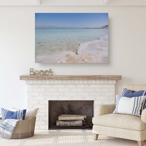 Israeli Seascape Wall Art Photography - Israeli Blue Beach Dead Sea ...