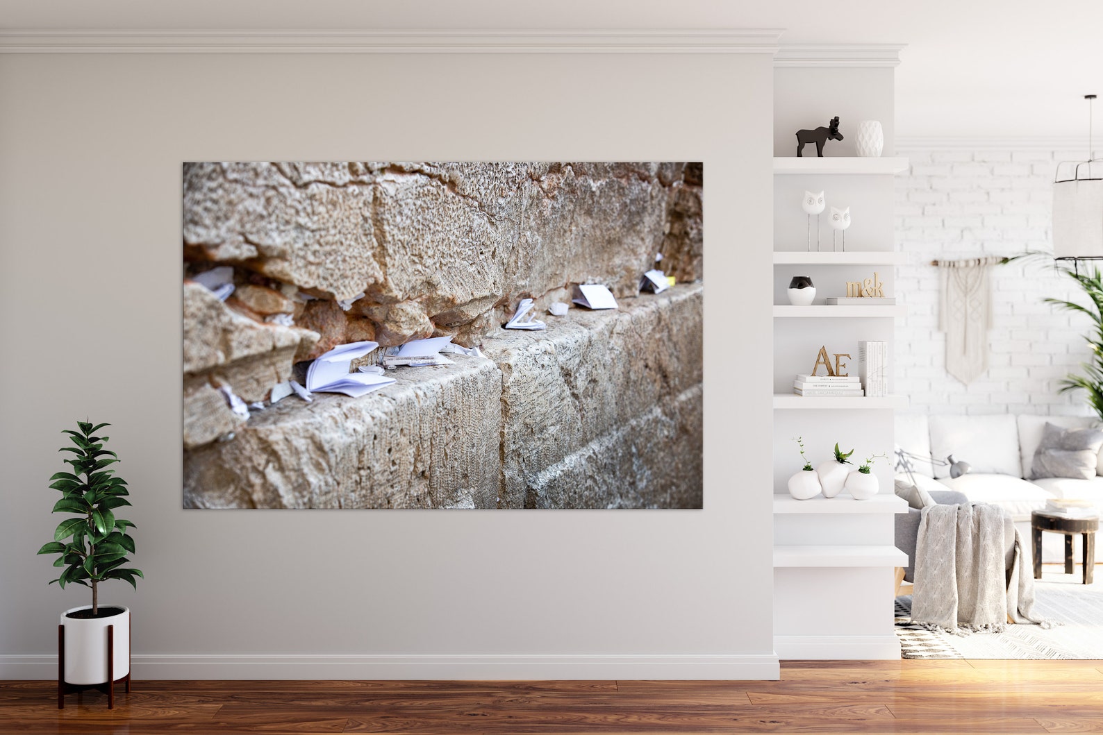 Praying Paper Notes in the Kotel Western Wall - Jerusalem Jewish Stones ...