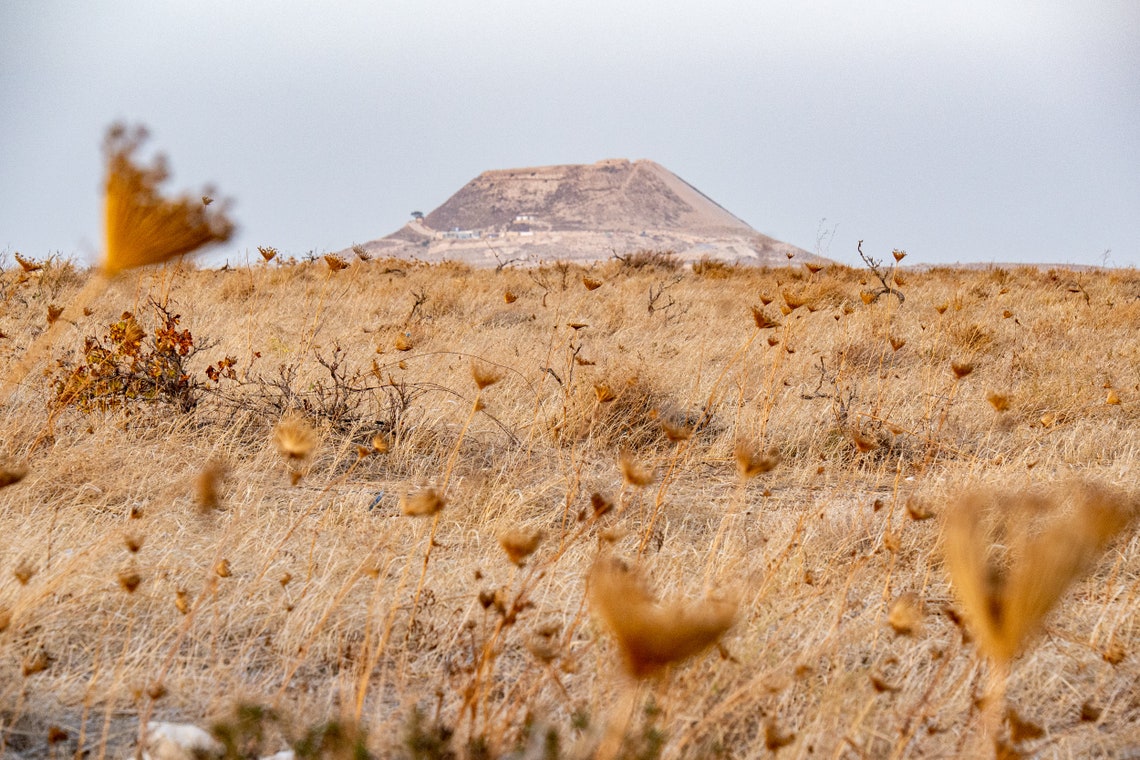 Israeli Mount Herodes Gold Landscape Photography With Sunset - Etsy