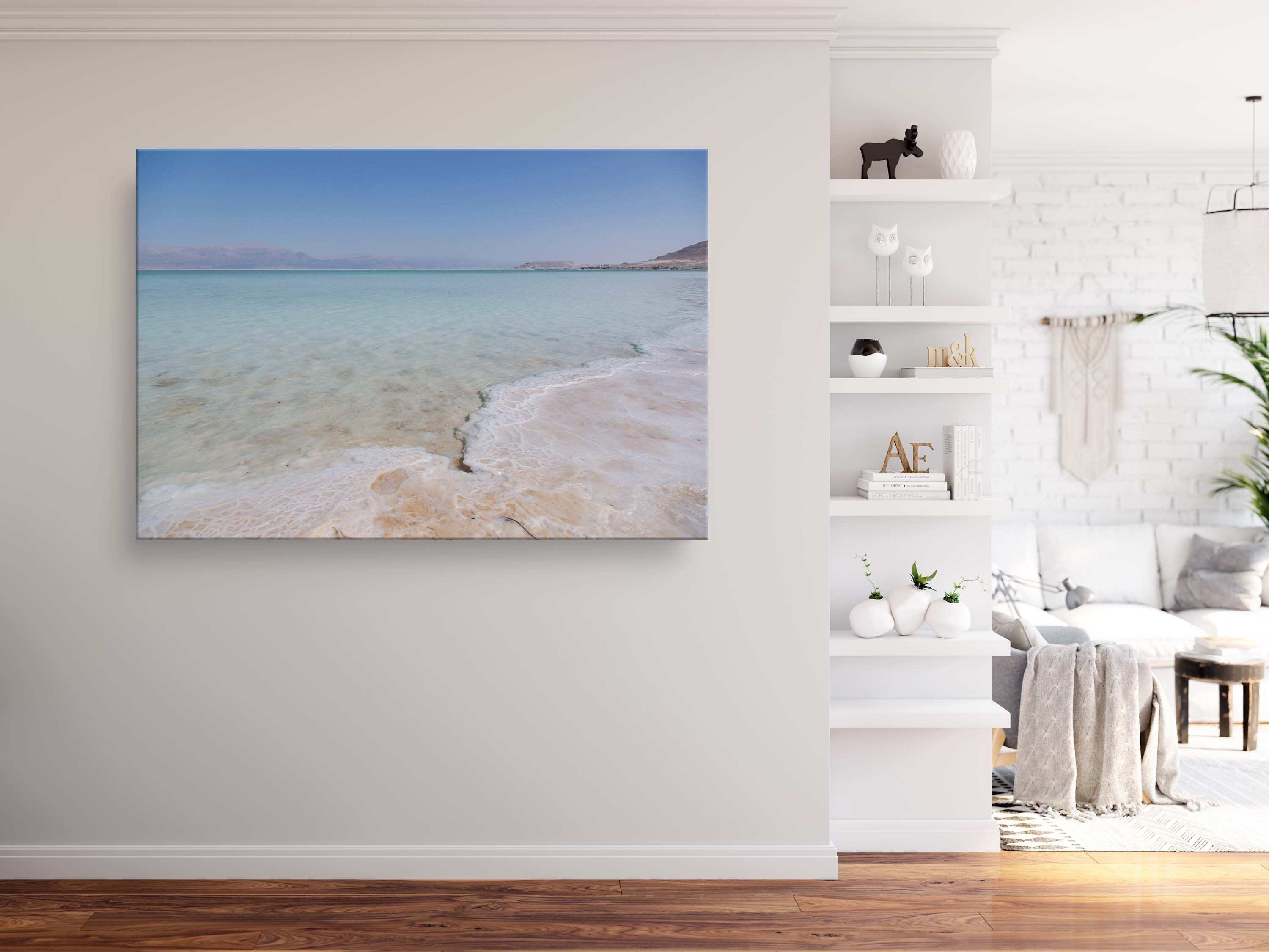 Israeli Seascape Wall Art Photography - Israeli Blue Beach Dead Sea ...