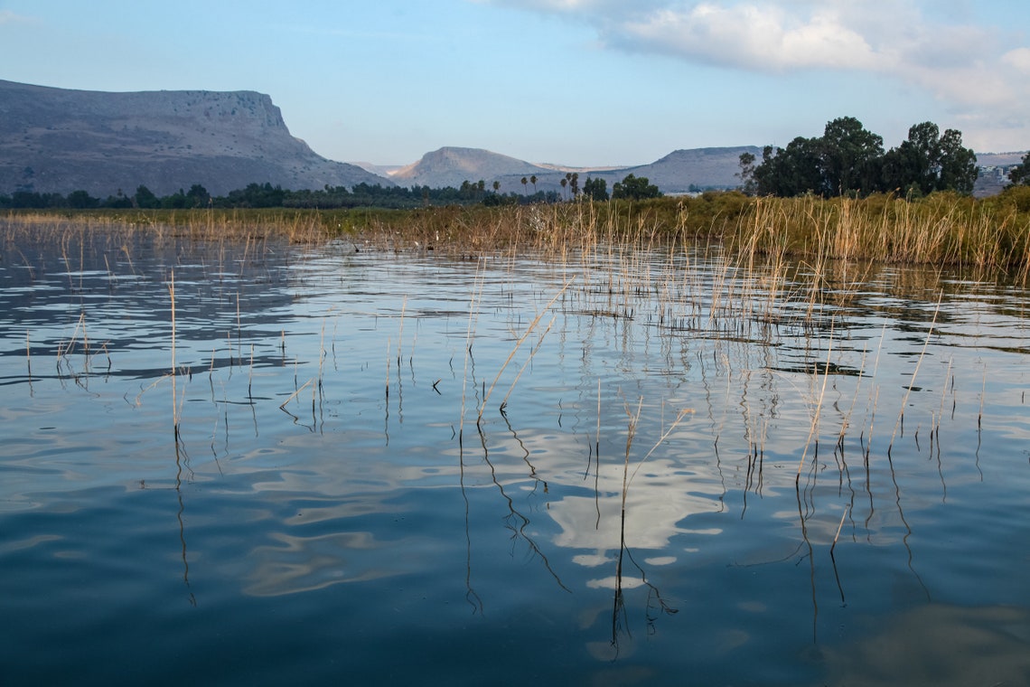 Israeli Holy Land Tiberias Lake - Sea of Galilee - the Kinneret With ...