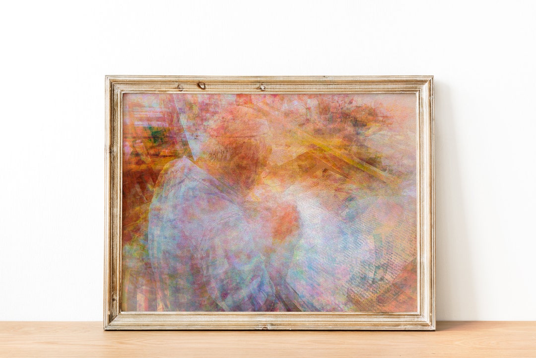 Scribe Rabbi Writing a Torah Scroll - Colorful Jewish Wall Art Painting ...