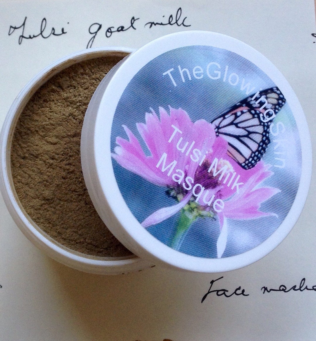 Tulsi, Goat Milk, Saffron Face Masque, Cooling Mask, Ayurvedic Masque ...