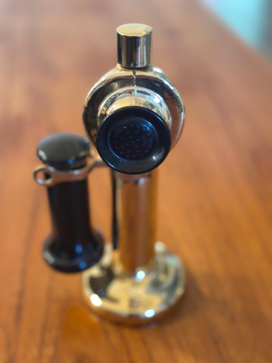 Vintage Avon “calling" Old Phone Leather Scent Cologne & Talc Decanter ...