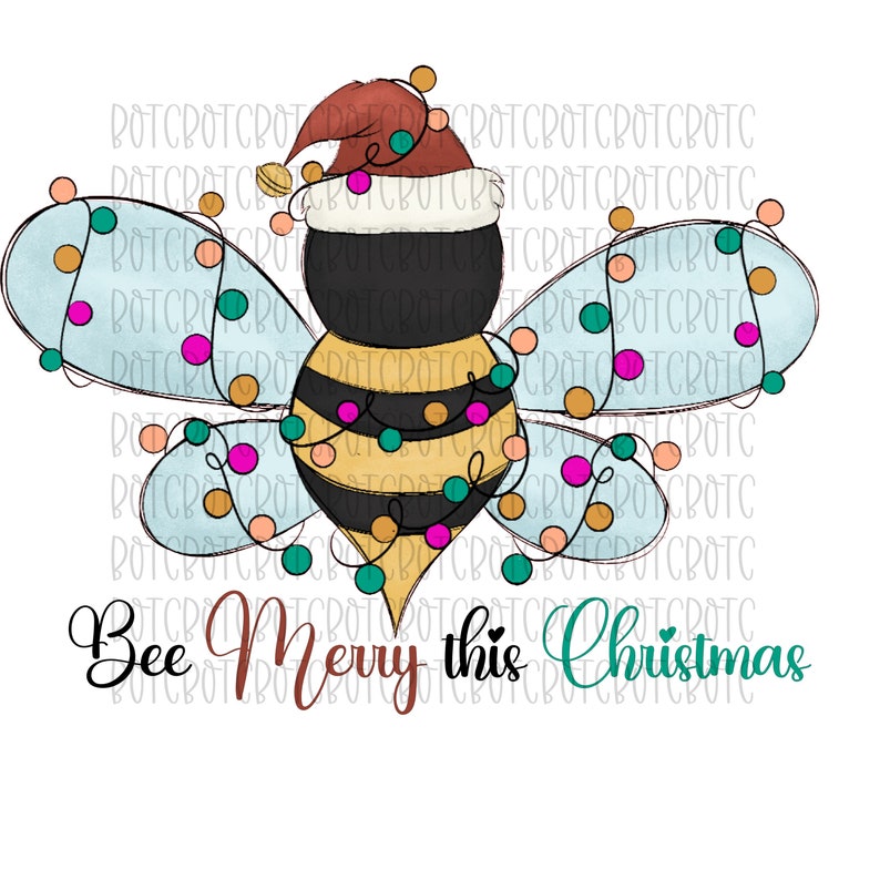 Bee Merry This Christmas - Etsy