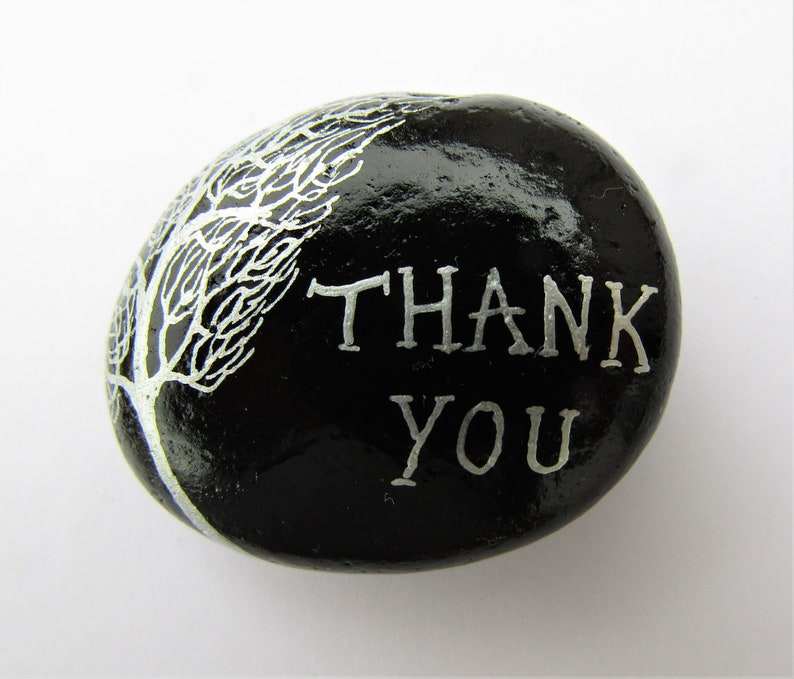 Thank You Gift Painted Stone Teacher Thank You Rock Gift - Etsy