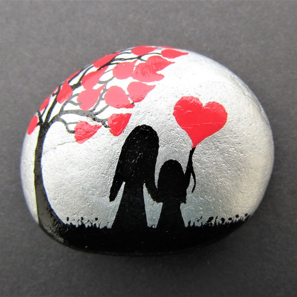 Painted Pebble - Etsy