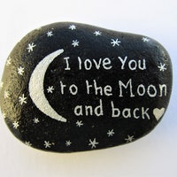 Stars Painted Rock - Etsy
