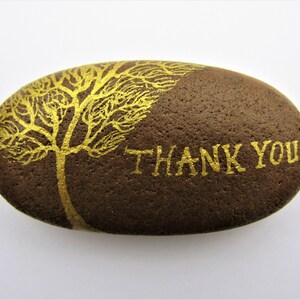 Thank You Gift Painted Stone Teacher Thank You Gift Unique | Etsy