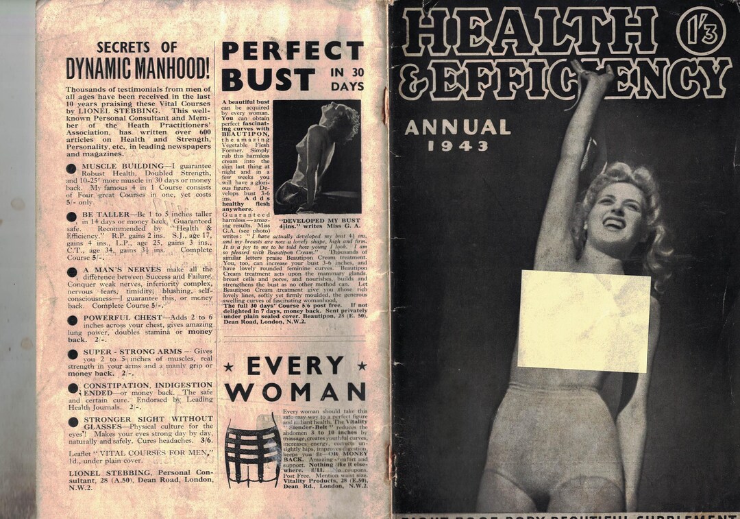 Health & Efficiency Annual 1943 - Etsy