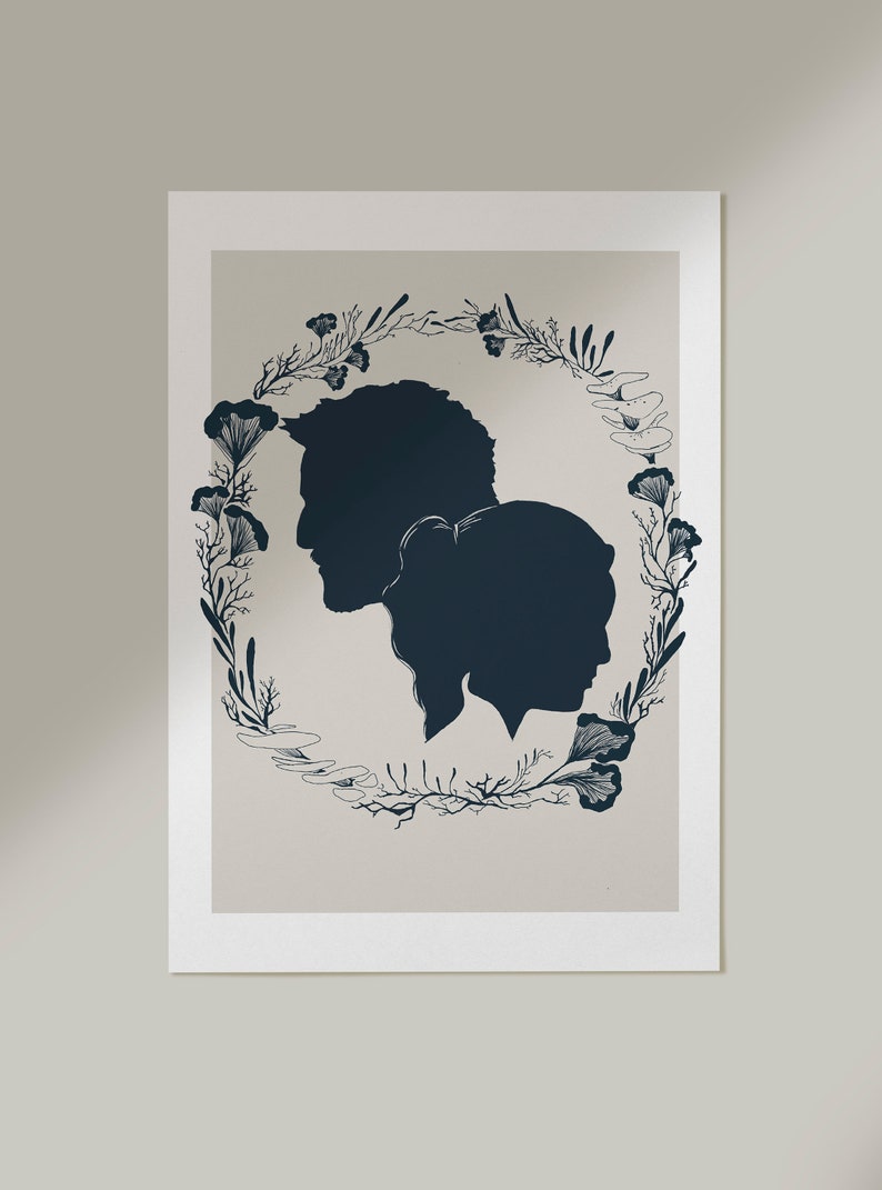 The Last of Us Joel and Ellie Fungus Art Poster Print Pedro - Etsy
