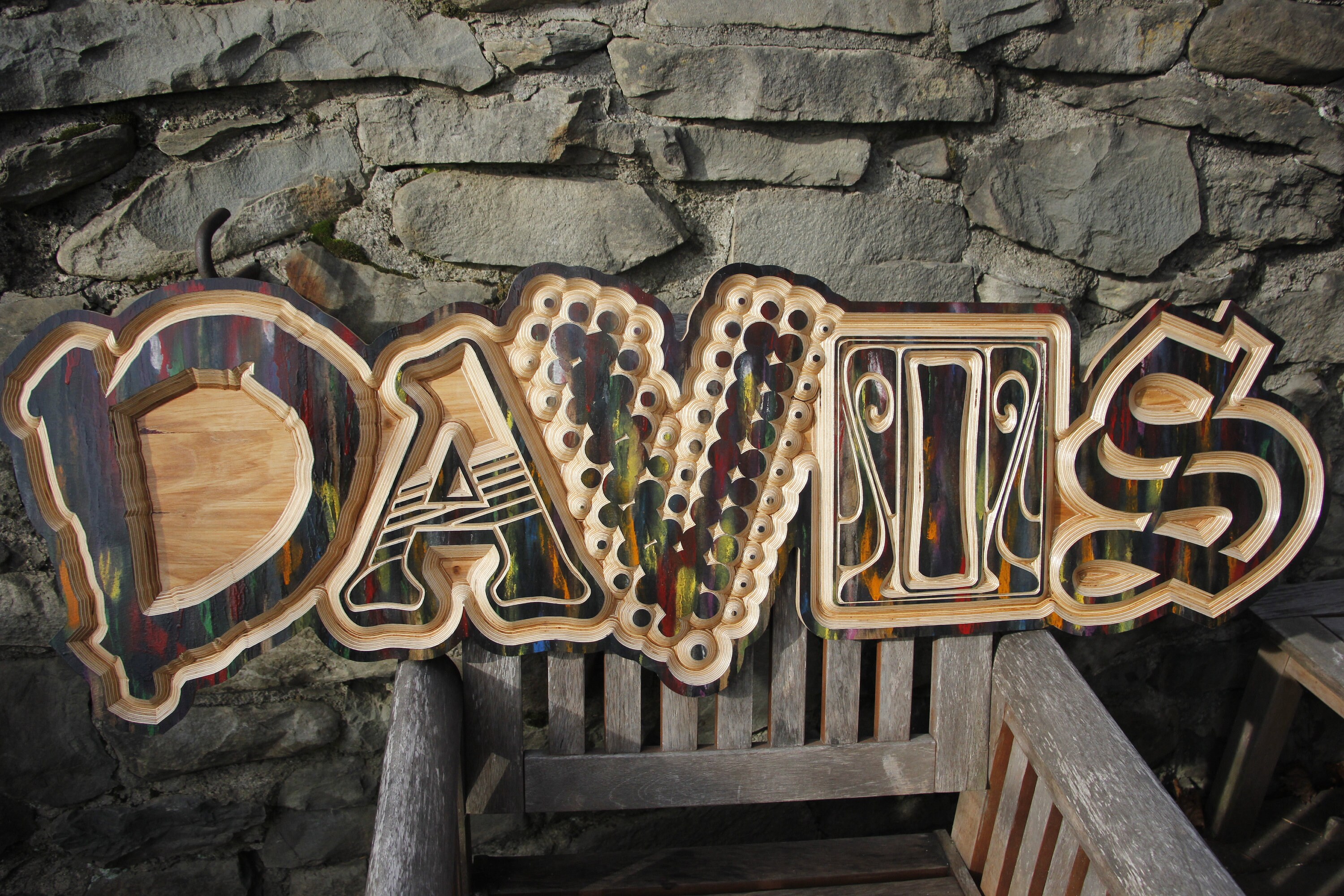 Custom Painted and Carved Name Sign - Etsy
