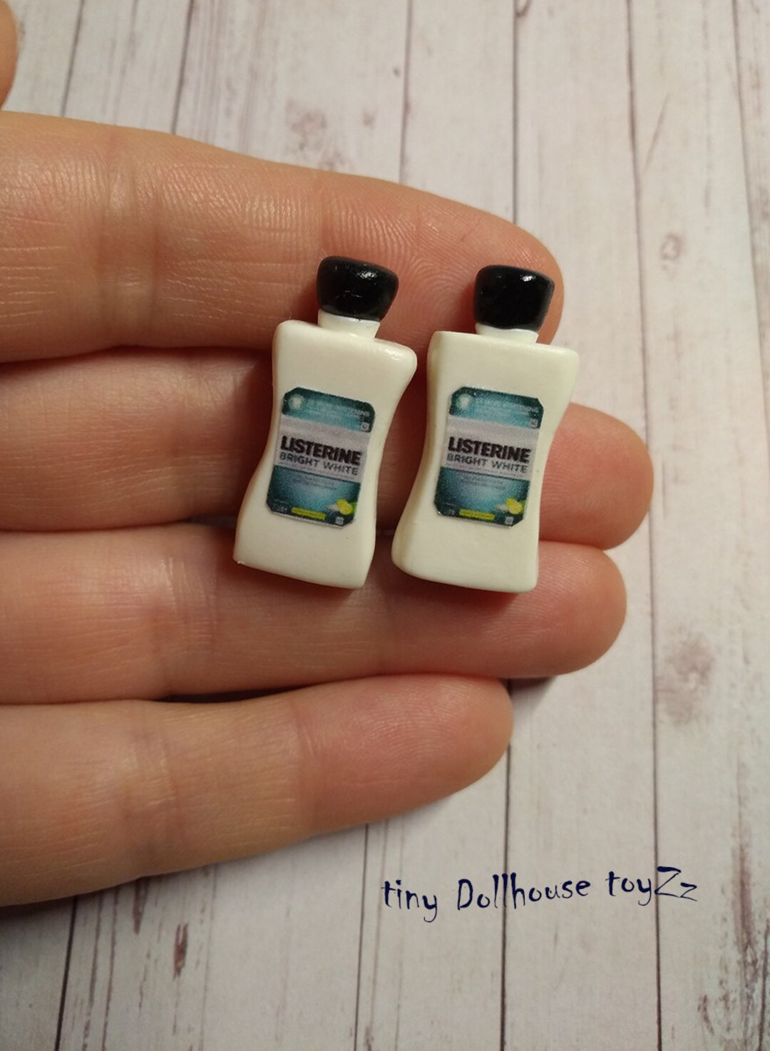 Tiny Dollhouse Bad Accessories Bathroom Hygiene Items Barbie Brush ...