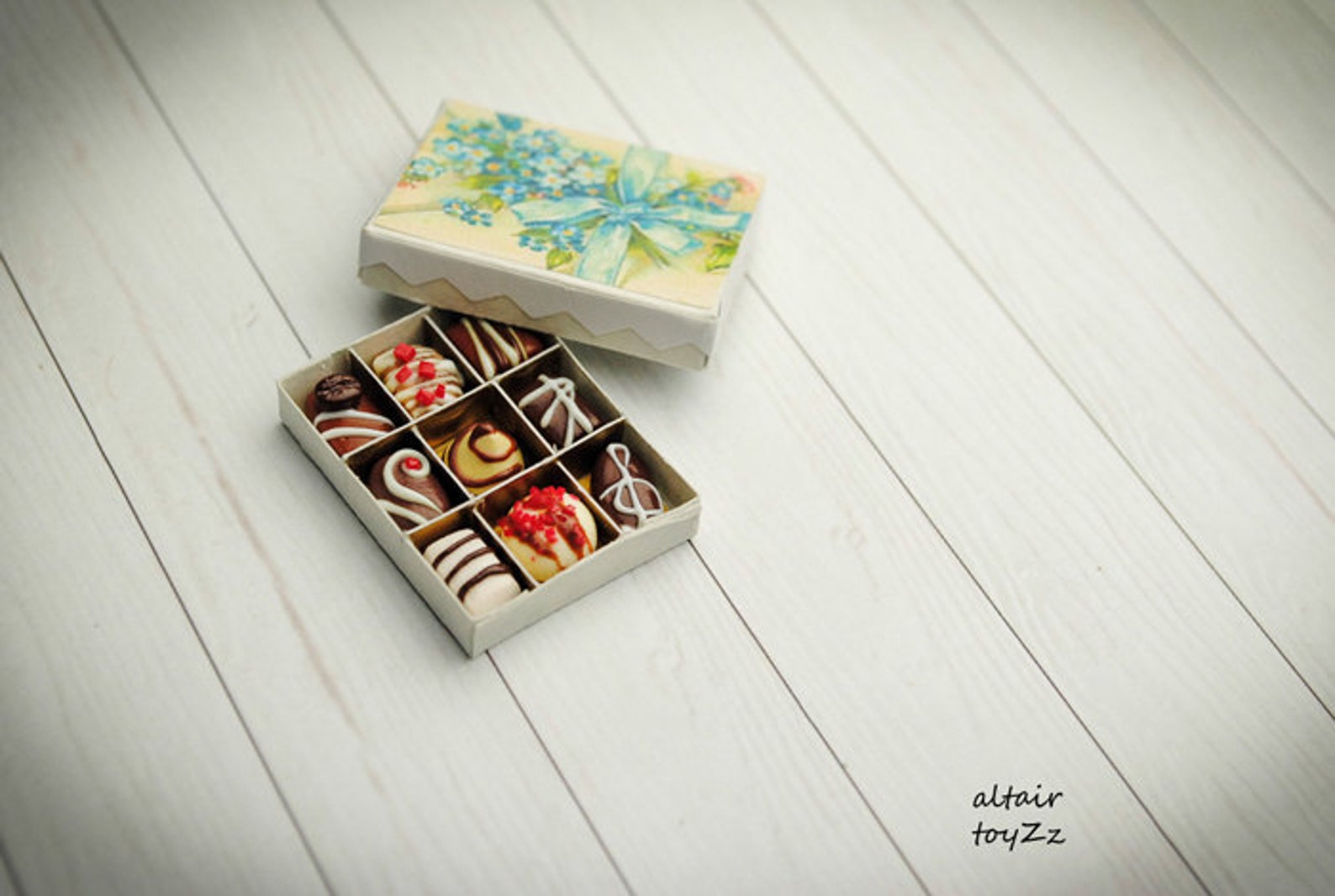 Super realistic miniature chocolate in chocolatebox dollhouse | Etsy