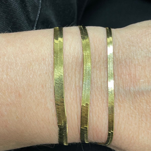 10k Gold Bracelet - Etsy