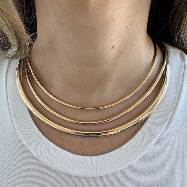 Omega Chain Necklace - Etsy