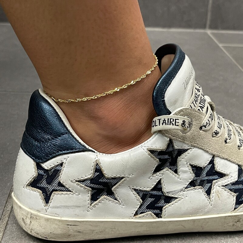 Gold Anklet - Etsy