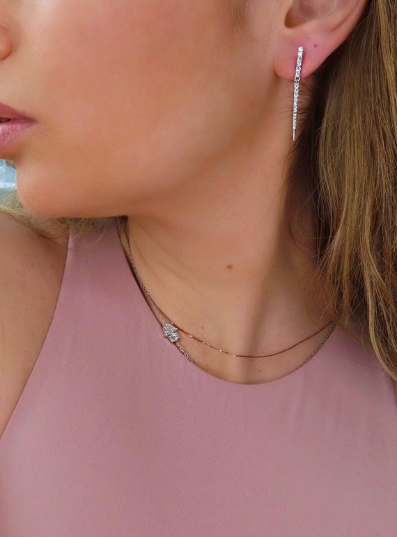 14k dangle earrings store
