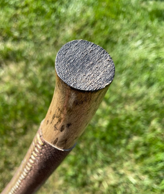 Walking Stick 595 Rough Cut Top With Ostrich Leg Leather - Etsy