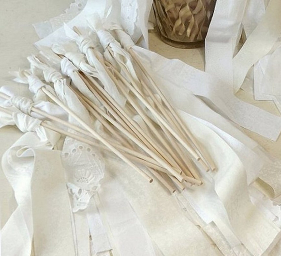 White Wedding Wands 50 Jane Austen Inspired Bride & Groom - Etsy