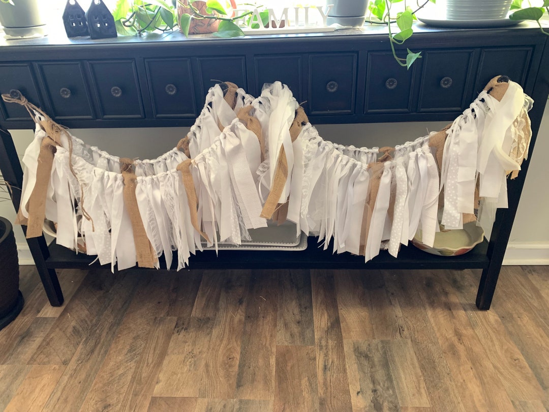 Rustic Wedding Garland, Party Backdrop or Photo Prop, Party Table Decor ...