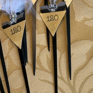 Party Food Picks, 50 Gatsby Wedding Cocktail Garnish Sticks - Etsy