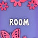 Butterfly Girl's Room Wooden Painted Butterfly Personalized Girl's Room ...