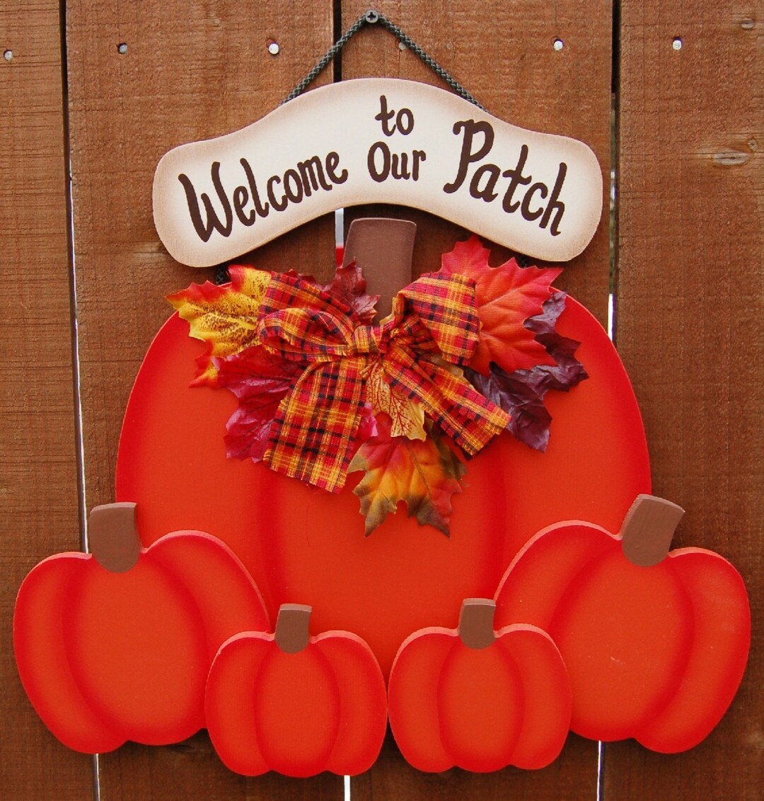 Fall Pumpkin Welcome - Etsy