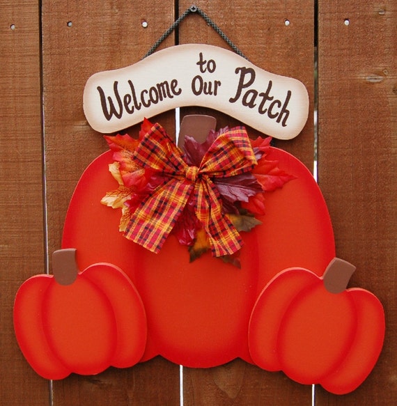 Fall Pumpkin Welcome | Etsy