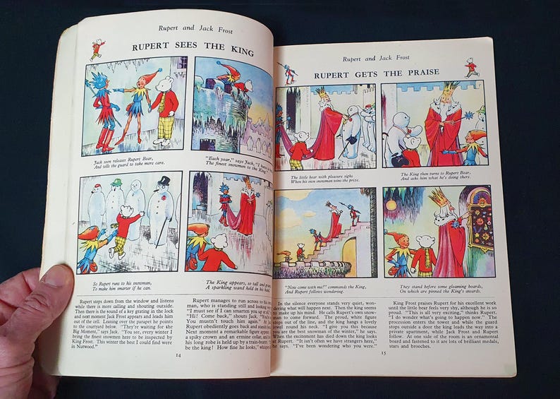 1948, the Rupert Book (rupert Annual, Original) Lovely Bright Condition ...