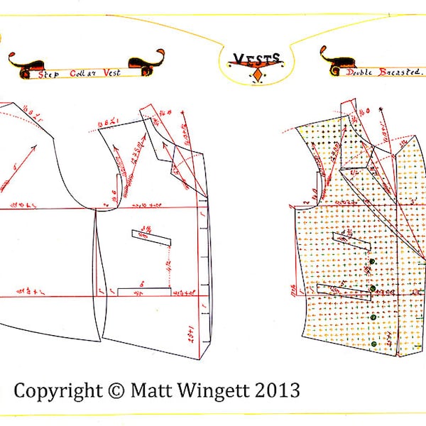 Double Breasted Vest - Etsy