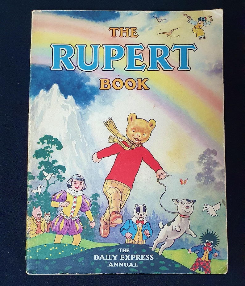 1948, the Rupert Book (rupert Annual, Original) Lovely Bright Condition ...