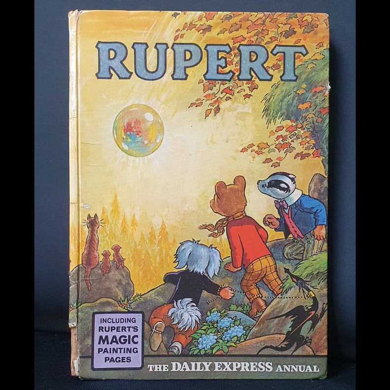 RUPERT Annual 1968 Signed by Illustrator Alfred E Bestall Very Rare ...