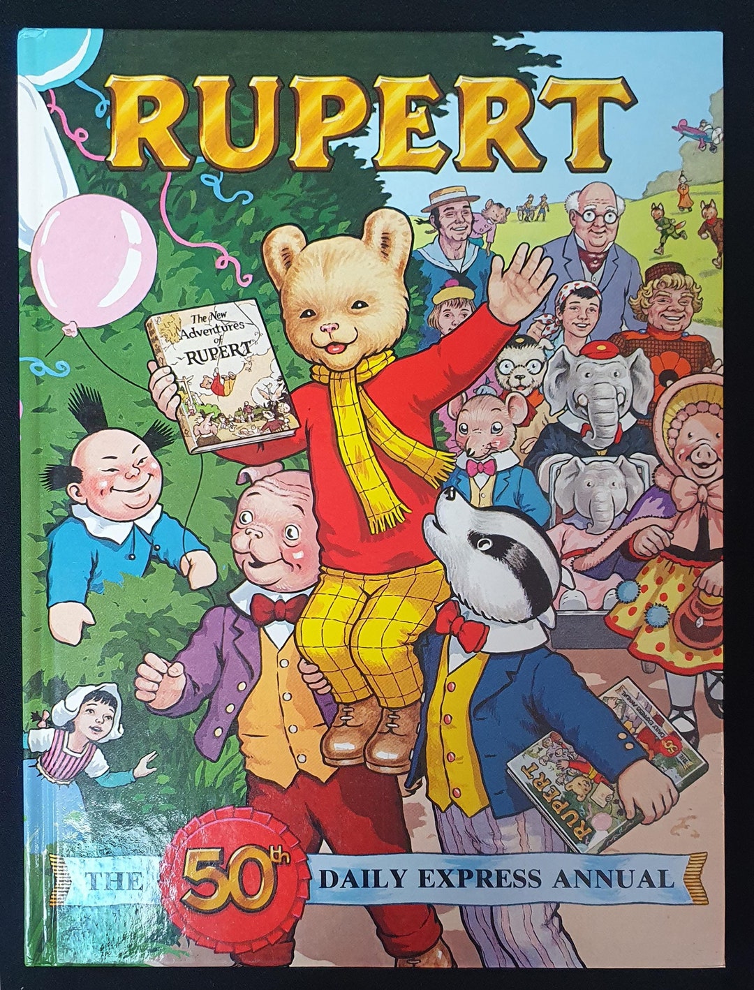 SIGNED by Alfred E Bestall, 50th Anniversary Rupert Annual, 1985 ...