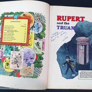 RUPERT Annual 1968 Signed by Illustrator Alfred E Bestall Very Rare ...