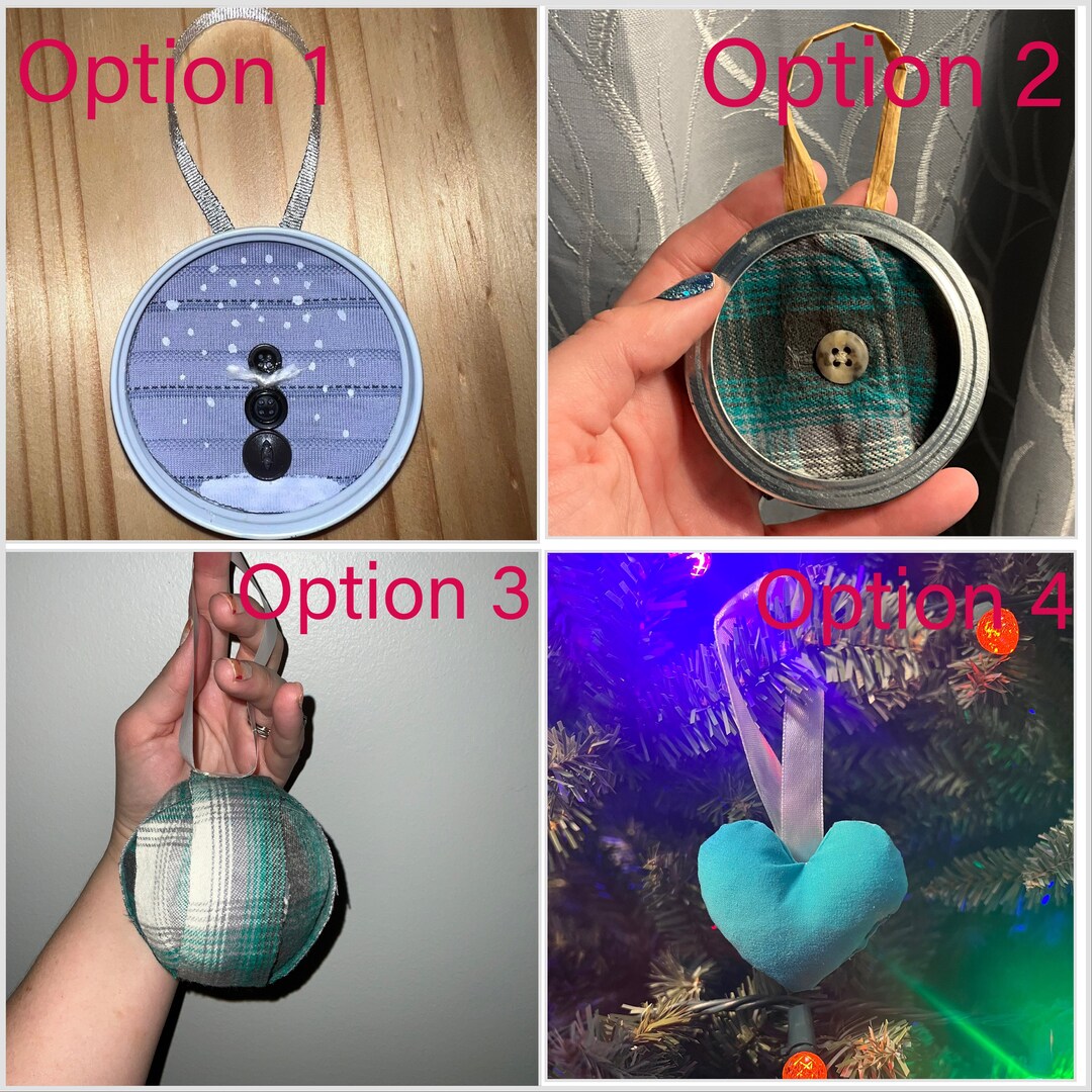 Memory Ornaments/memory Heart Ornaments/memory Christmas Ornaments ...