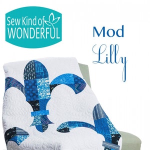Mod Lily Quilt Pattern Featuring Quick Curve Rulers Sew Kind of ...