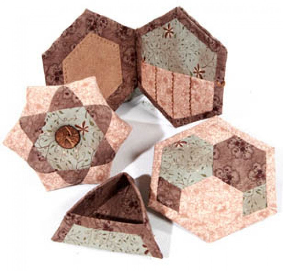Sue Daley Hexagon Collection Pattern and English Paper Piecing Set ...
