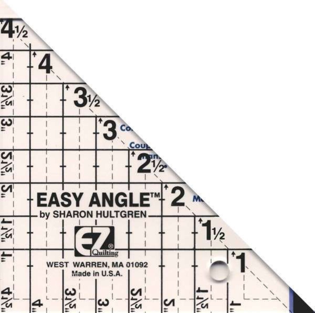 Easy Angle 4.5 Inch Ruler - Ez Quilting - 882670179A - Etsy
