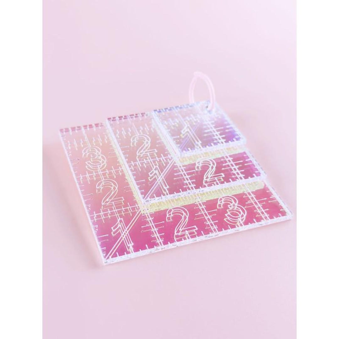 Mini Squares Quilting Rulers Set Sold by the 3-square Set Feral Notions ...