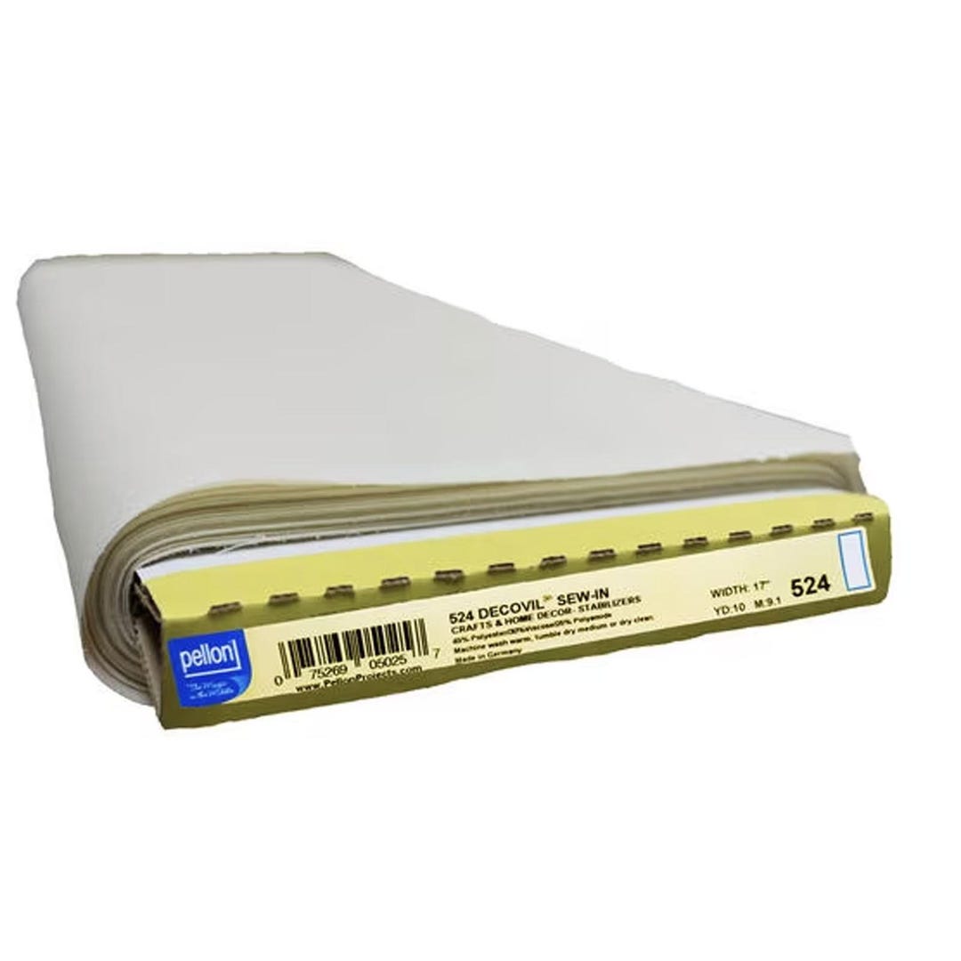 Decovil Sew-in - Pellon 524 - Beige - Rigid Nonwoven Interfacing ...