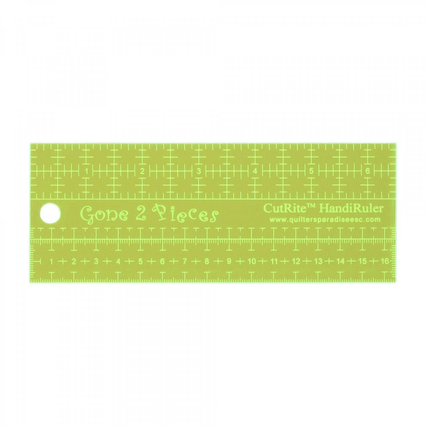 Handi Ruler Quilting ruler, Metric Ruler - CutRite, Gone 2 Pieces ...