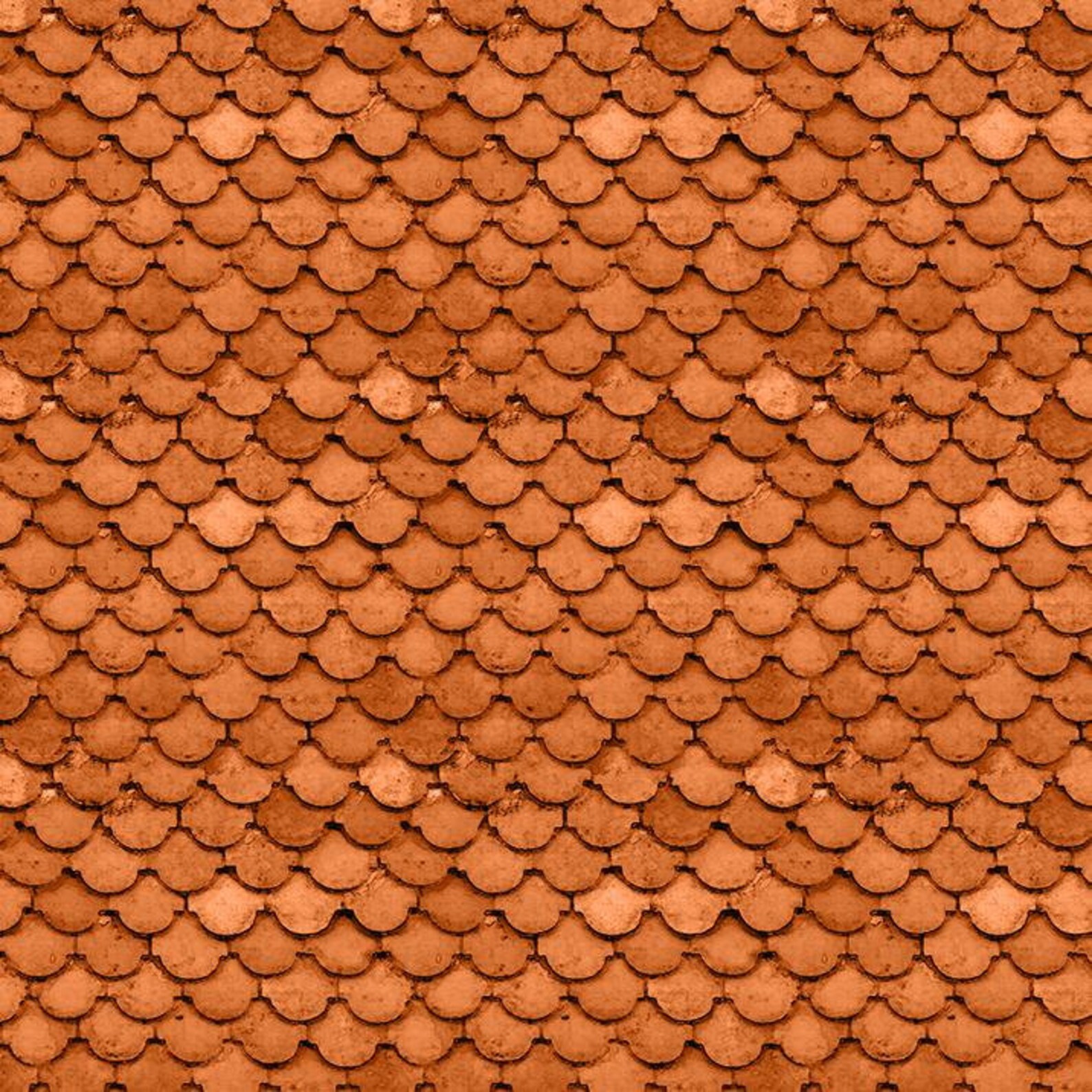 Croatia - Tile Roof - Ro Gregg - Paintbrush Studio - 120 99672 Orange ...