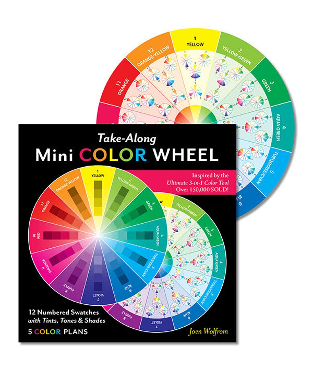 Take-along Mini Color Wheel by Joen Wolfrom - Color Wheel Card ...