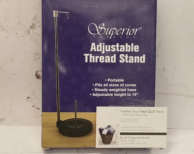 Telescoping Weighted Base Thread Stand Superior Cone Holder Adjustable ...