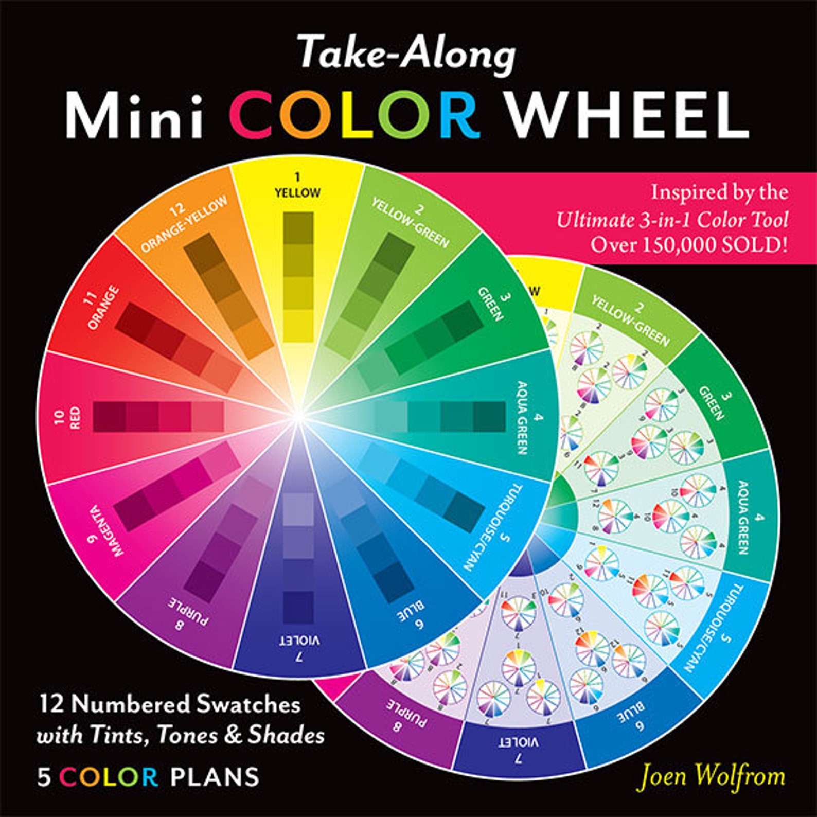 Take-along Mini Color Wheel by Joen Wolfrom - Color Wheel Card ...
