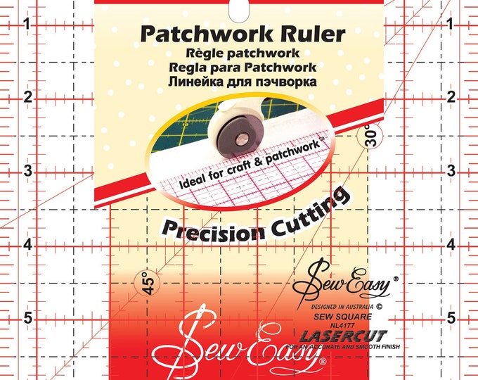 Sew Easy Patchwork Ruler 4.5 Inch Square Sold by the Each 4176 - Etsy