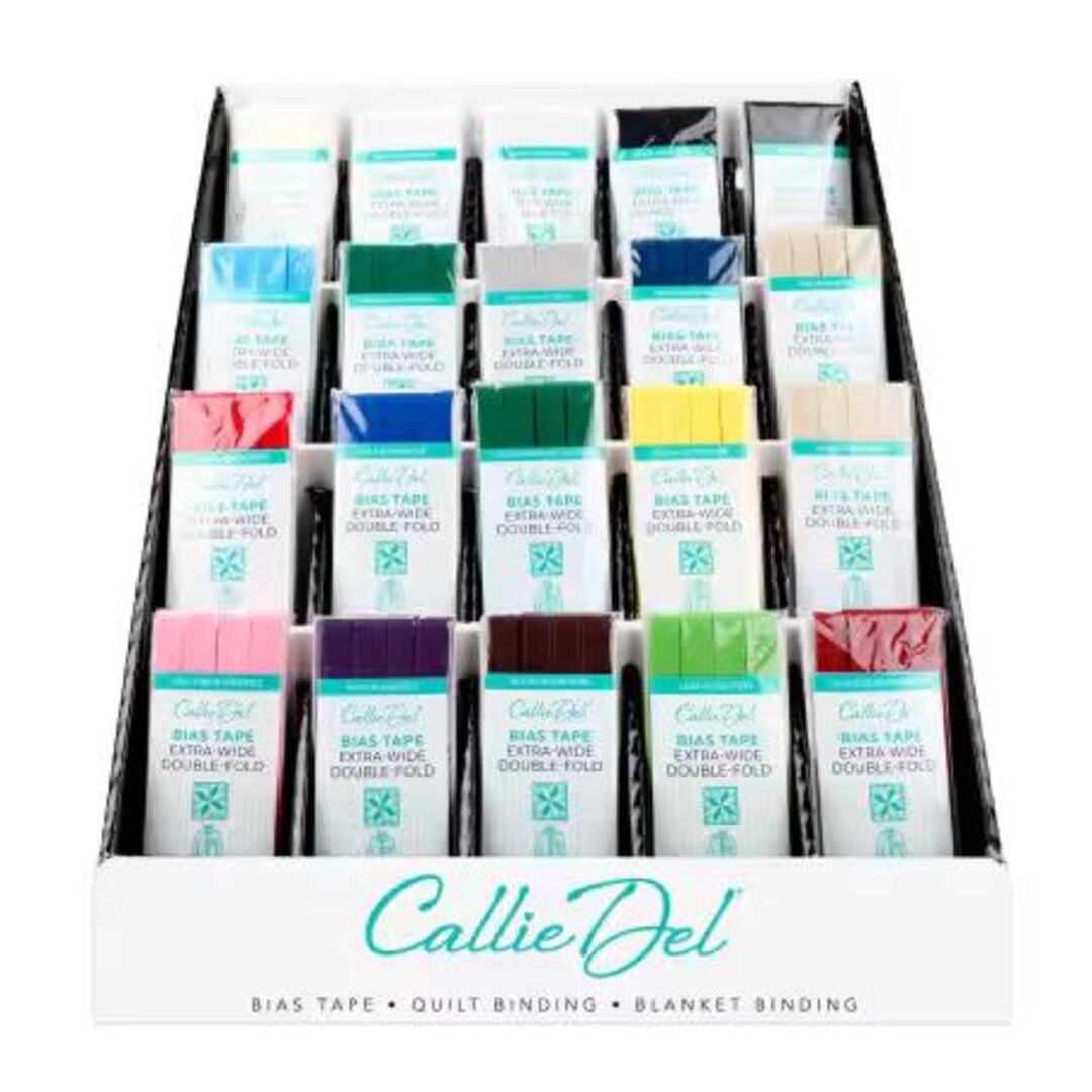 Double Fold Extra Wide Bias Tape - (half Inch X 3-yard Packet) Callie ...