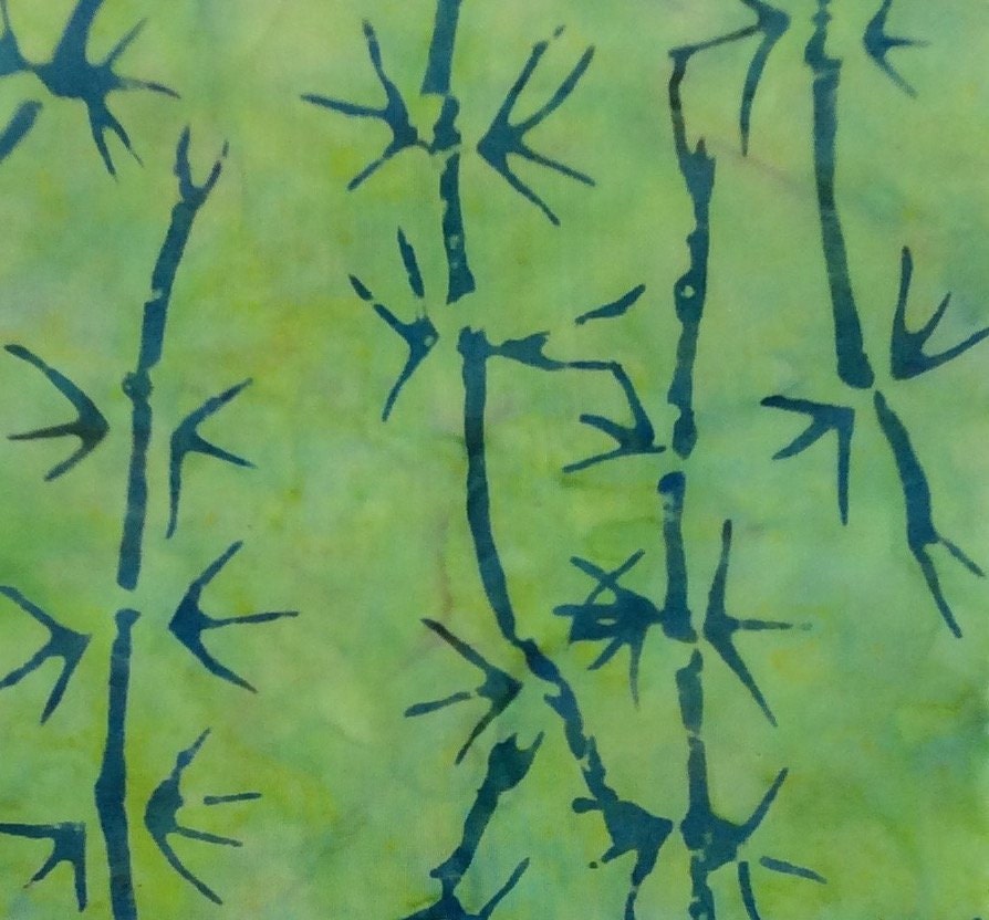 Bamboo Batik Fabric Artisan Indonesian From Majestic Batiks - Etsy