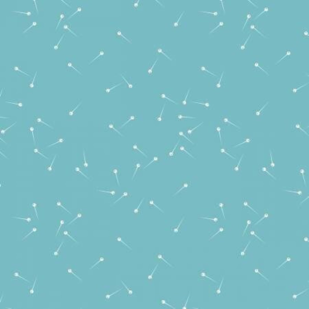 Riley Blake Pin Drop by Christopher Thompson C615R Bear Lake Blue ...